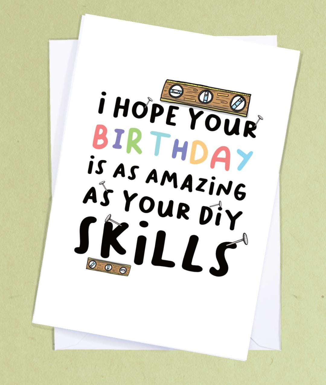 DIY Birthday Card / Funny Birthday Greetings / Diyer Birthday Card ...