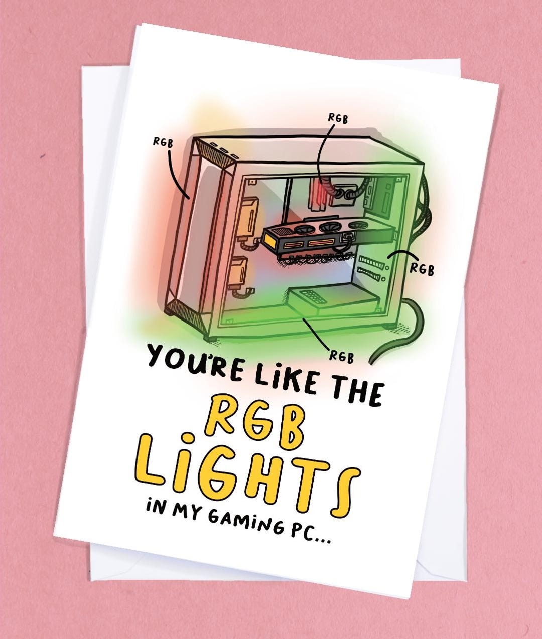 Geek Valentine's Card - Nerd Valentine's / Geek Card / Gamer Card ...