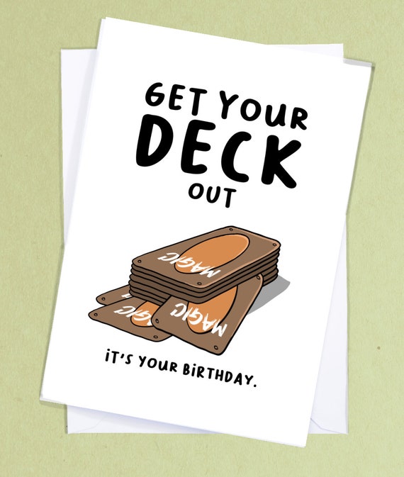 Magic Mike Birthday Card