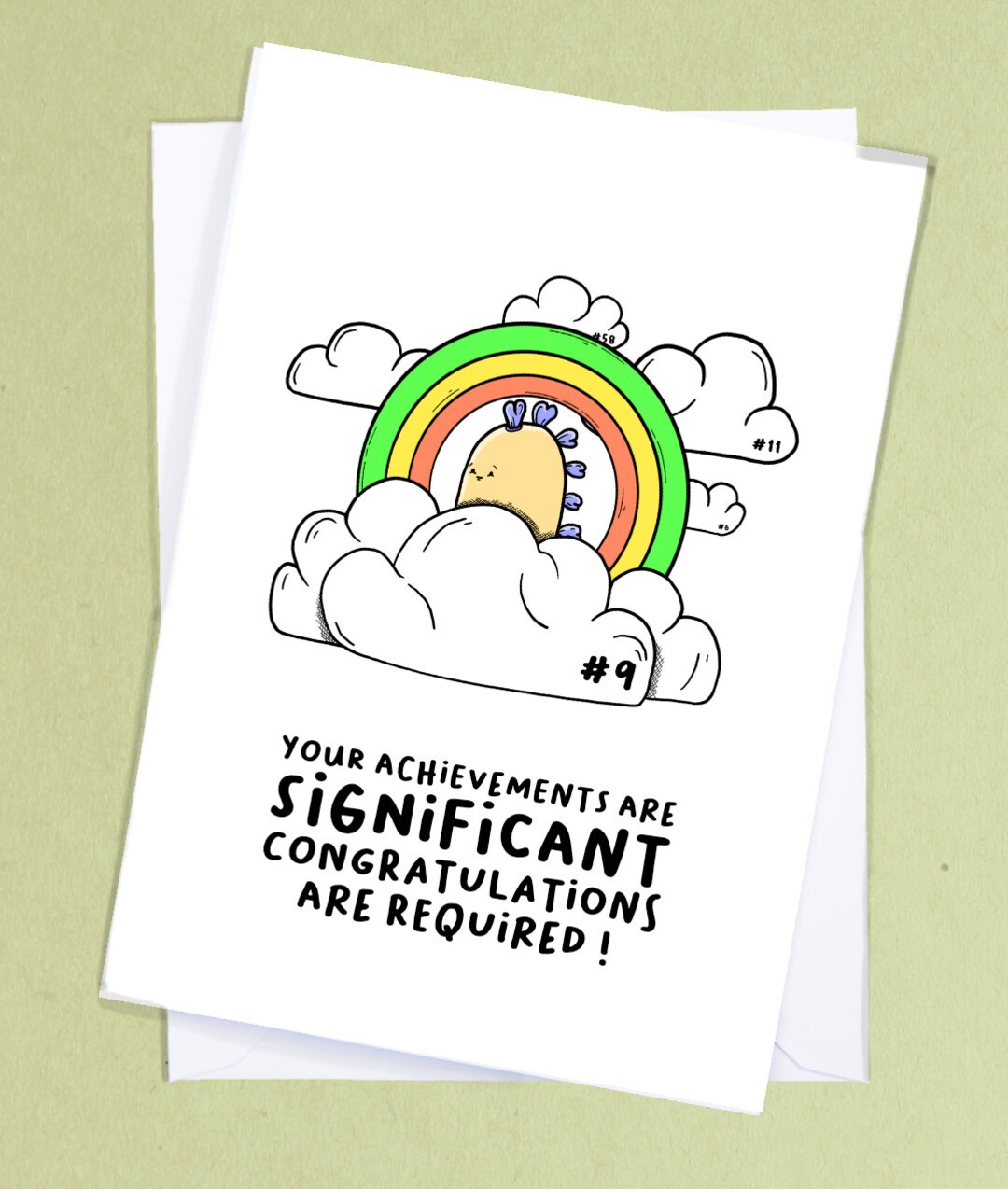 Congratulations Card / Celebration / Significant Achievement Gift / New ...