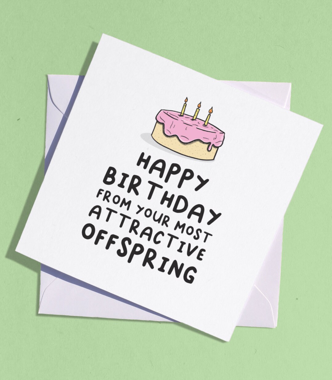 Parents Birthday Card / Funny Birthday Greetings / Parents | Etsy