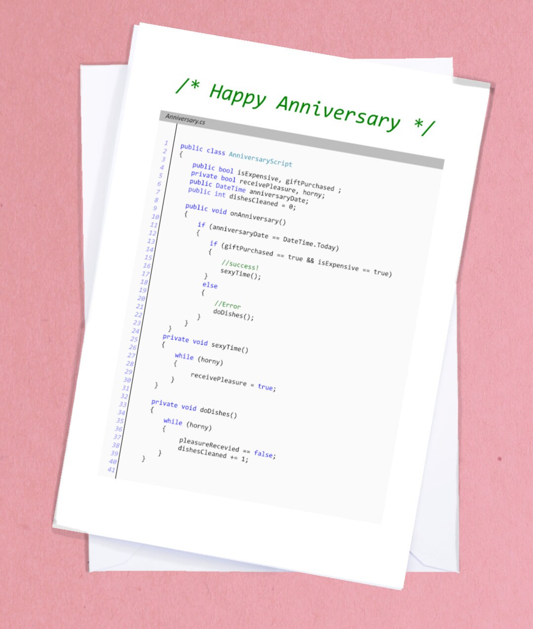 Rude Anniversary Card / Nerdy Anniversary Card / Geek Valentines Card / Boyfriend Card ...