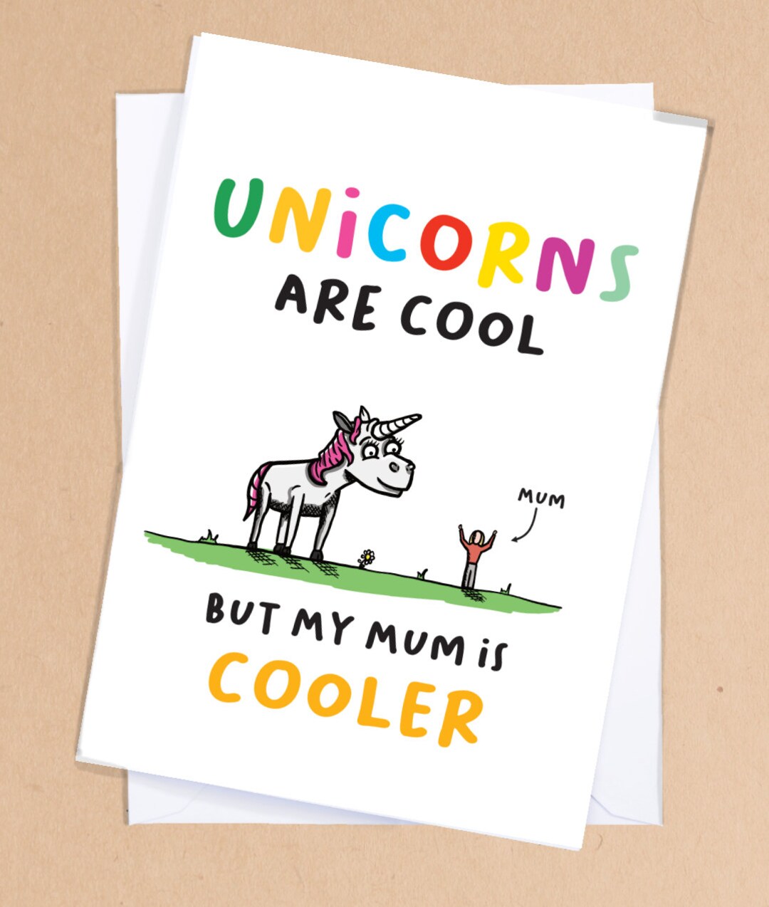Cool Mum Birthday Card / Moms Birthday Card / Mother's Day Card / Best ...