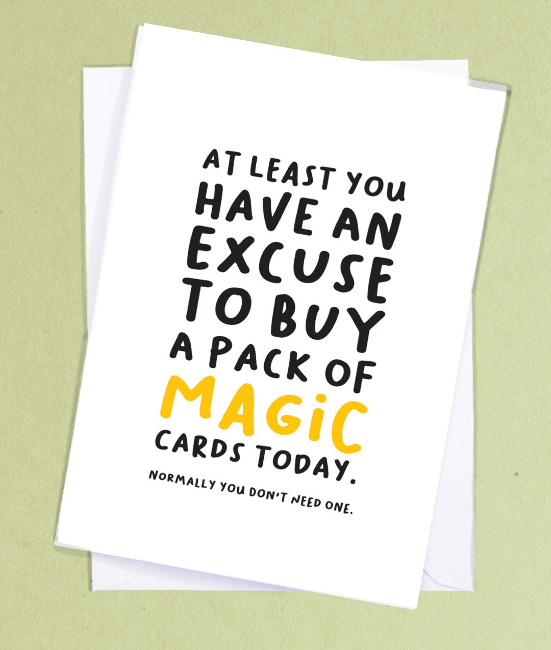 MTG Birthday Card / Magic Birthday Card / Geek Birthday Card / Sibling ...