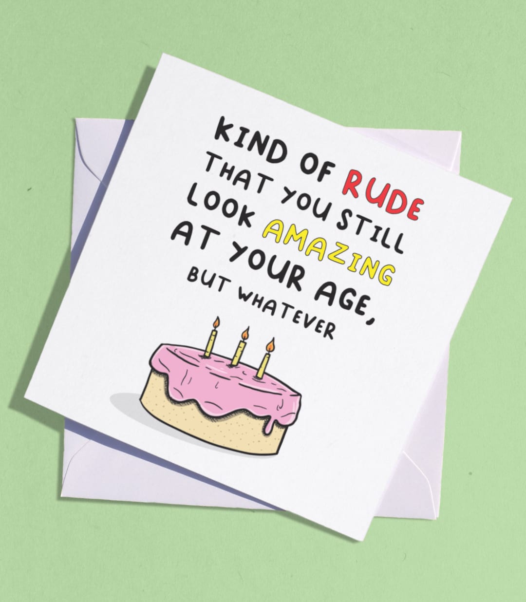 Rude Birthday Card / Funny Birthday Greetings / Sibling Birthday / Joke ...