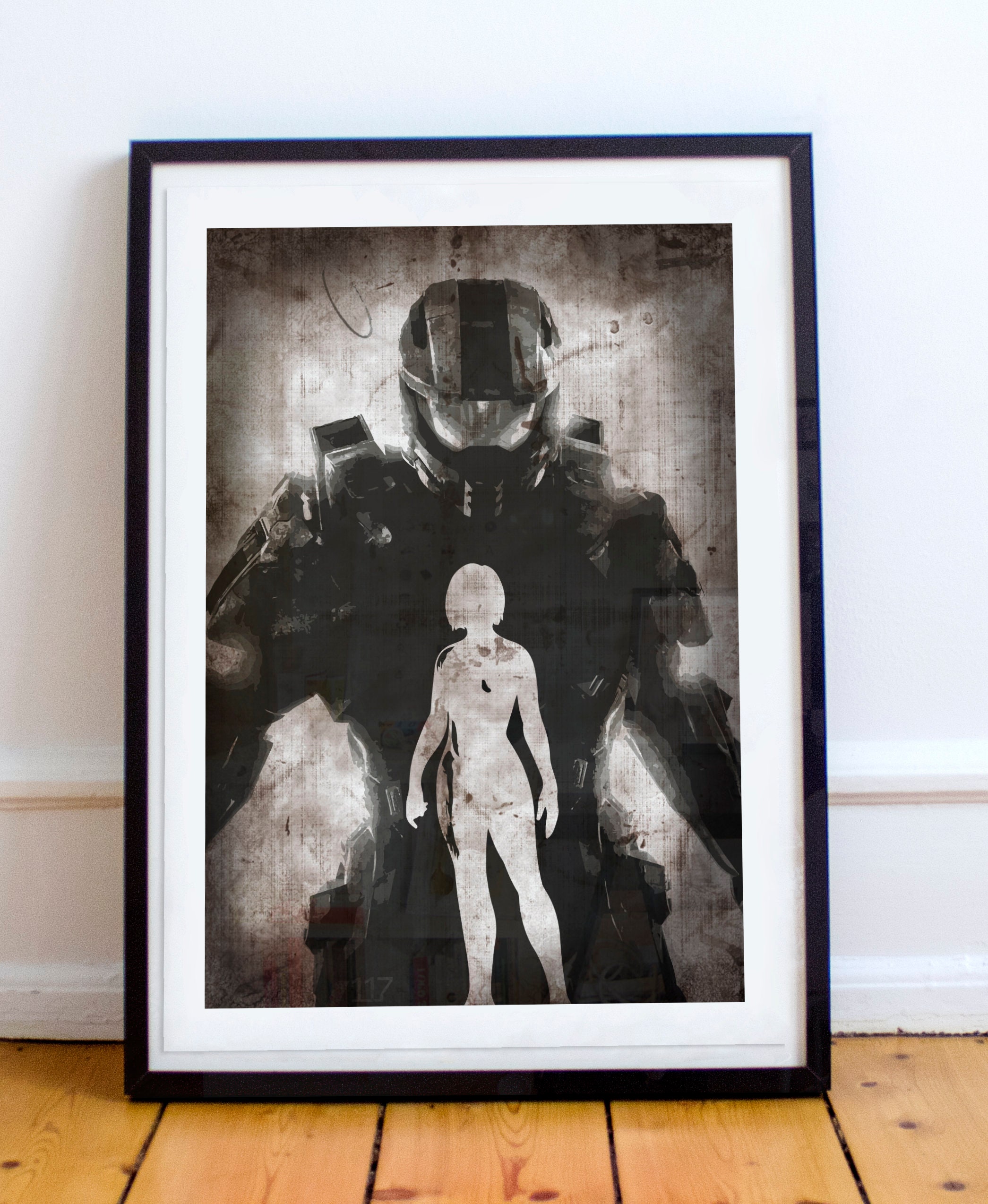Video Game Art / Master Chief Poster/ Game Art Poster / Fanart - Etsy UK