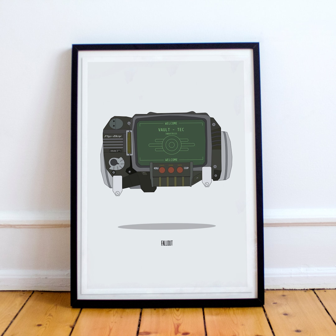 Fallout Poster / Video Game Poster / Pip-boy Poster / Gaming Poster ...