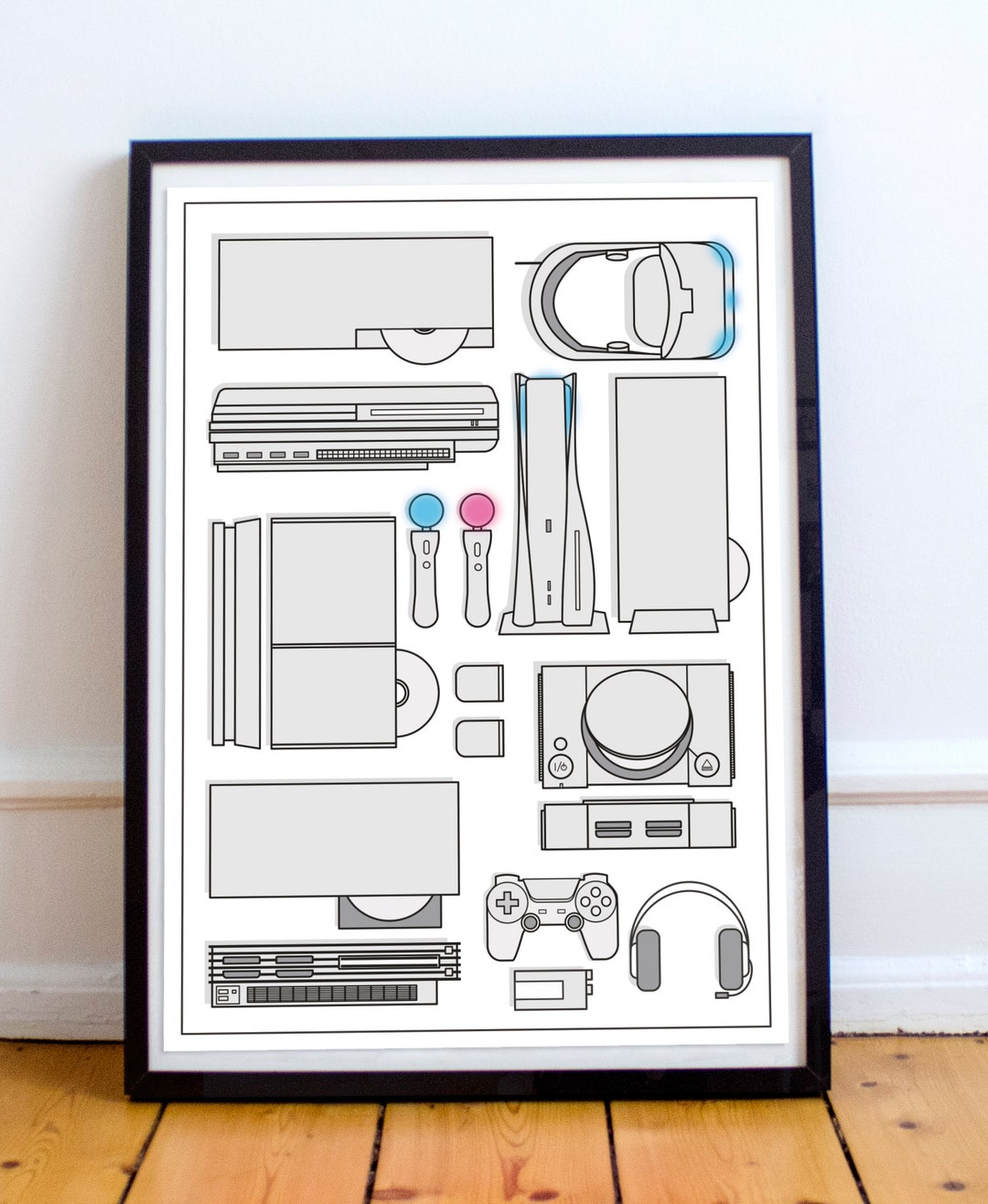 Video Game Poster / Games Console Poster / Gaming Art / Gaming Room ...