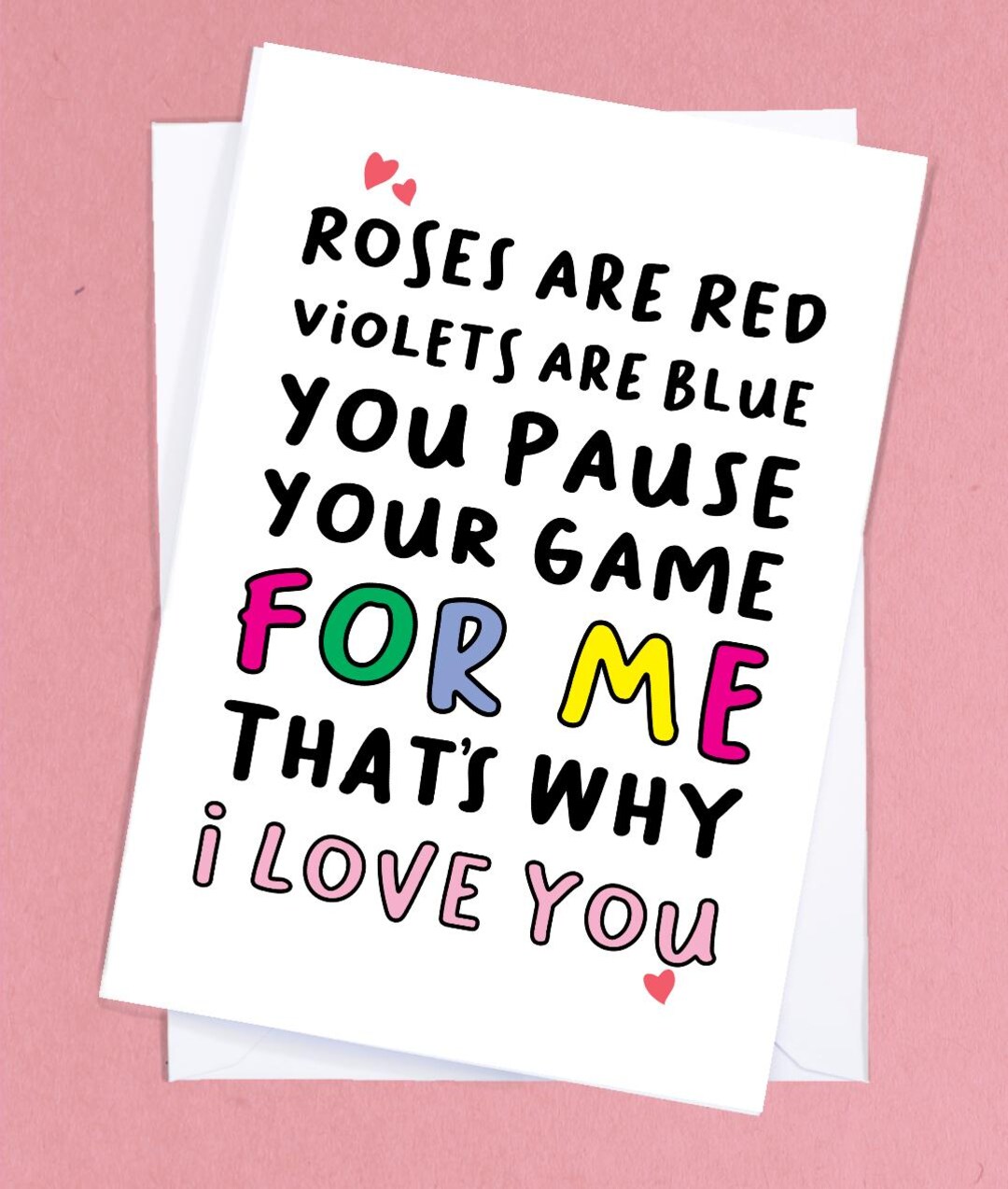 Funny Love Card / Video Game Card / Funny Anniversary Card / Boyfriend ...