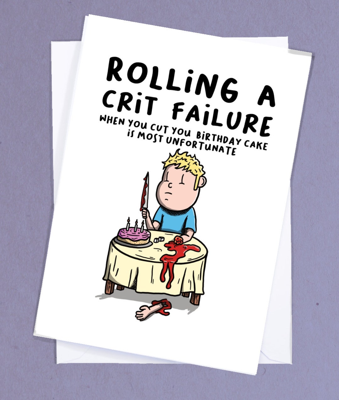 Funny D&D Birthday Card: Tabletop Gaming Nerd Card - GC19 - Etsy