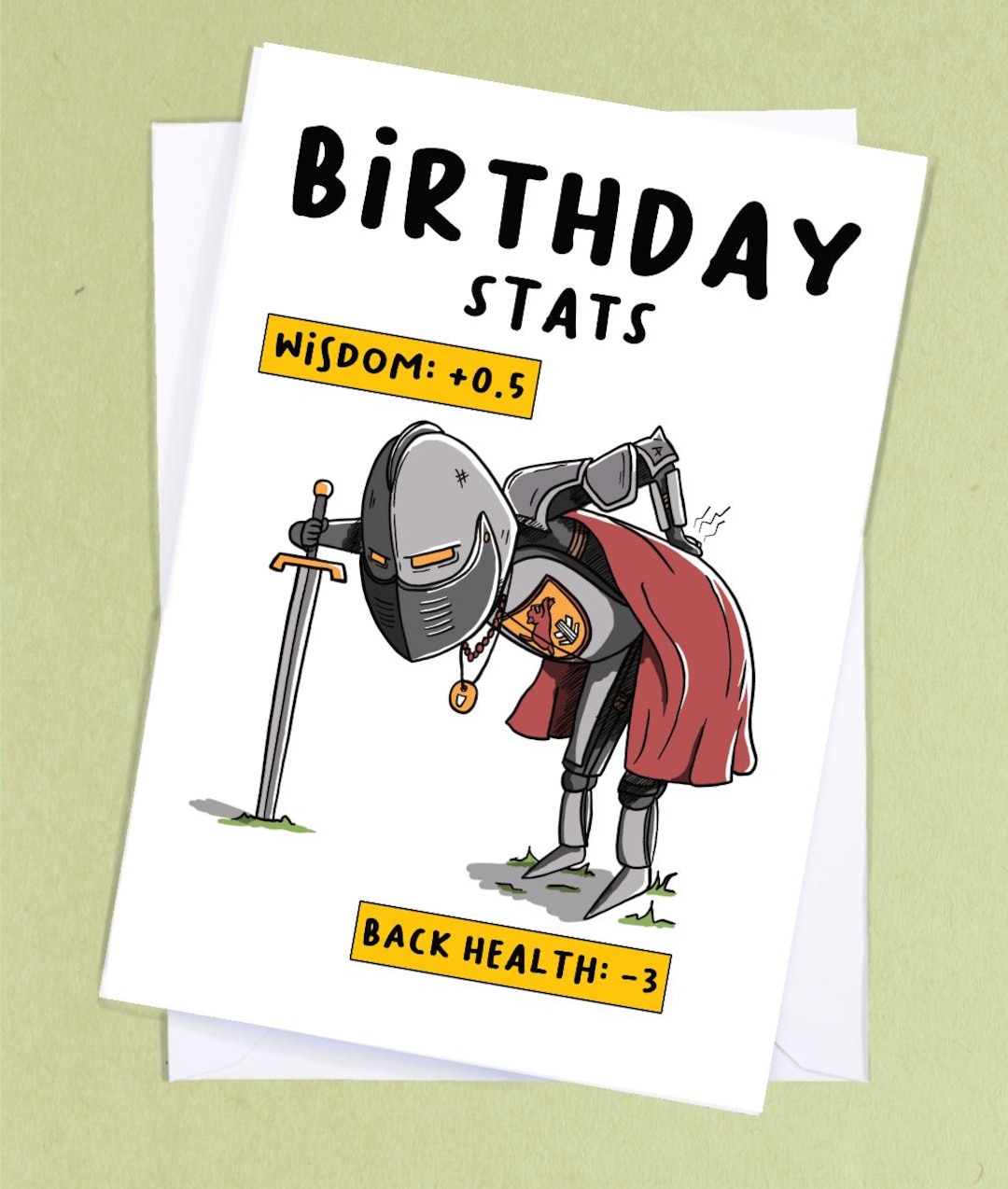 D&D Birthday Card / Fantasy Gaming Card / Tabletop Gaming Card / Nerd ...