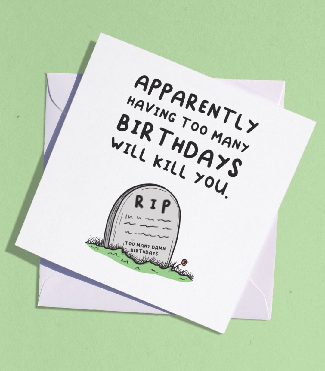 Mean Birthday Card / Funny Birthday Greetings / Sibling Birthday / Joke ...
