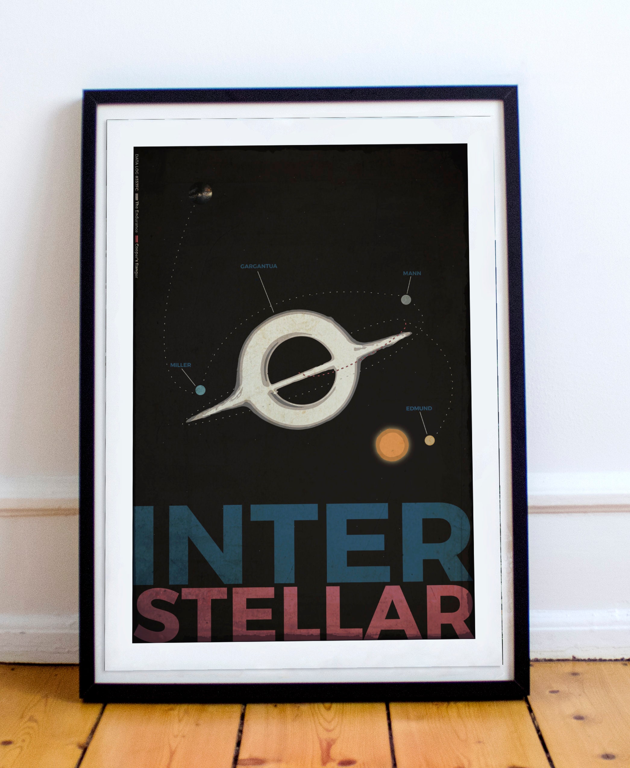 Interstellar Inspired Fan Art Endurance Flight Path Poster - Etsy