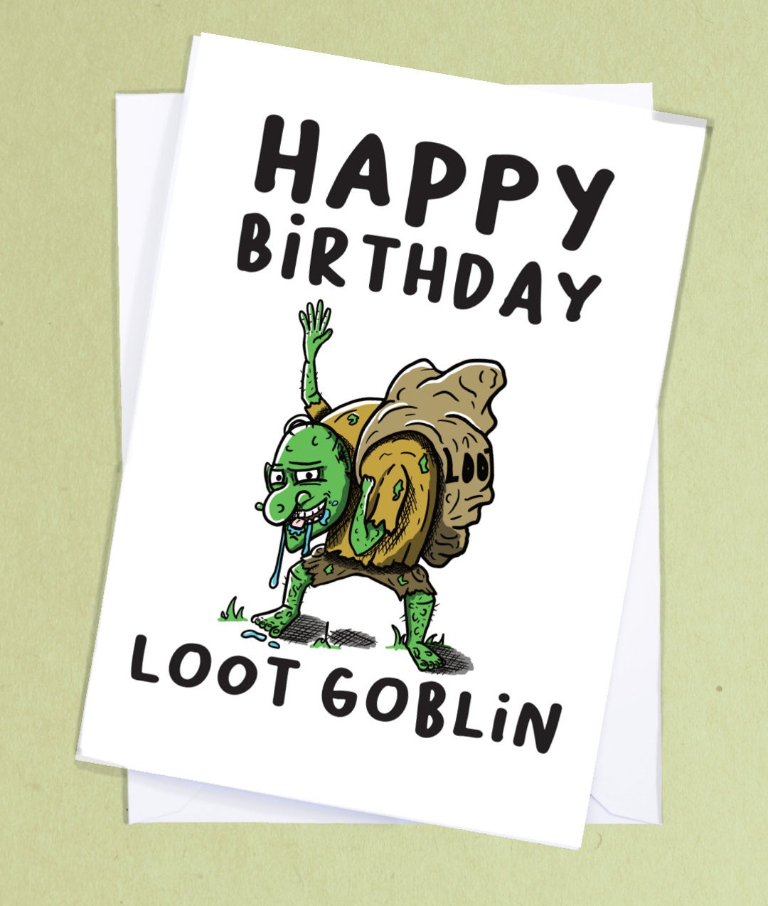 D&D Birthday Card / Tabletop Gaming Birthday Card / Fantasy Gaming Card ...