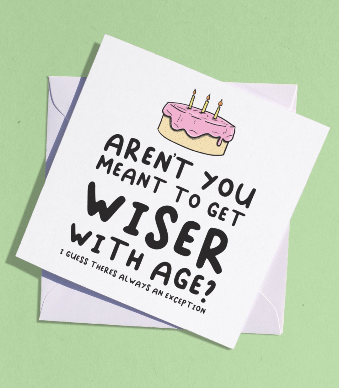 Mean Birthday Card / Funny Birthday Greetings / Sibling Birthday / Joke ...