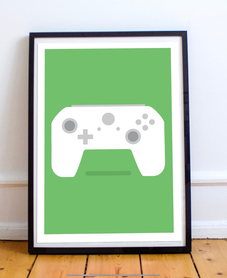 Video Game Poster / Games Controller Poster / Gaming Poster / - Etsy