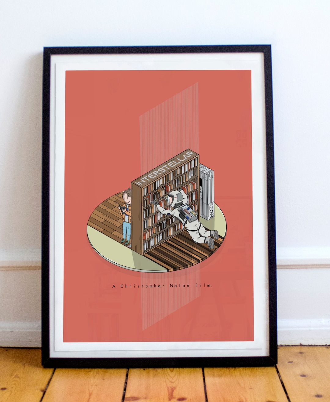 Minimalist Movie Poster / Sci Fi Movie Fan Art / Space Poster / Nolan ...