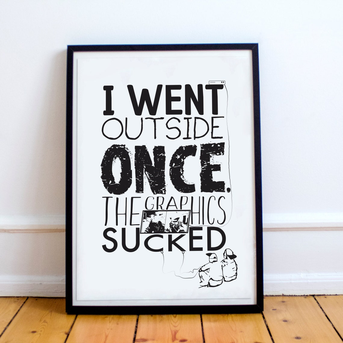 Video Game Poster / Gaming Typography Print / Gaming Addict / - Etsy