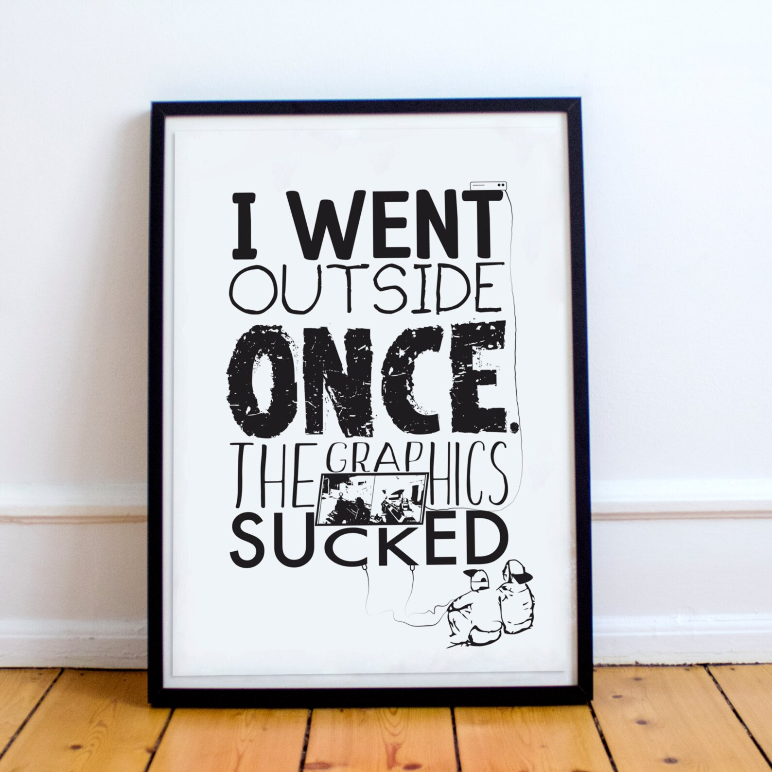 Video Game Poster / Gaming Typography Print / Gaming Addict / - Etsy