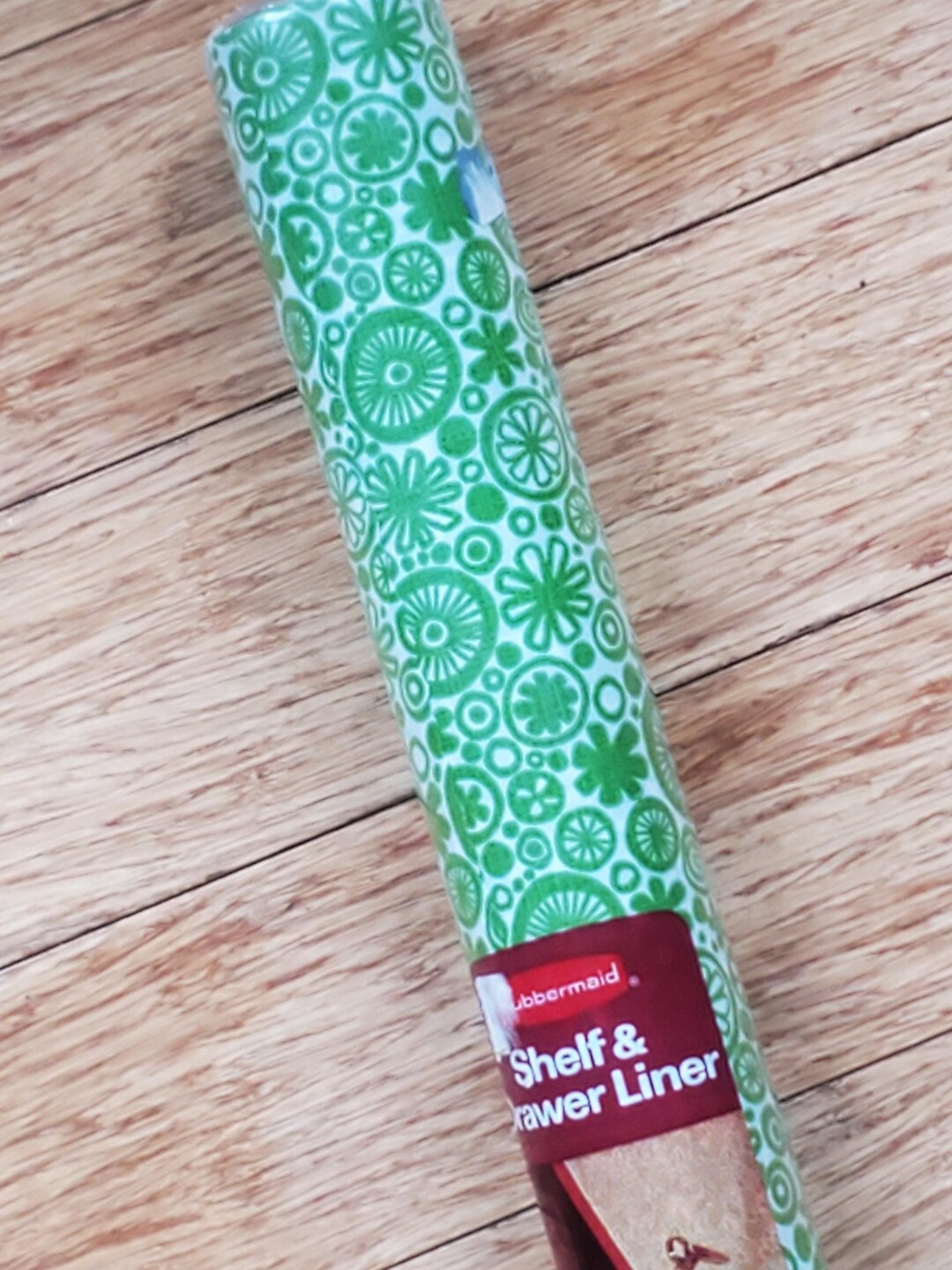 Vintage 1970s Lime Green Mod Flower Power Shelf Drawer Liner Full Roll ...