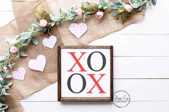 XOXO Valentine Valentines Day Valentine Sign Sign | Etsy