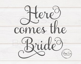 Here Comes the Bride - Etsy