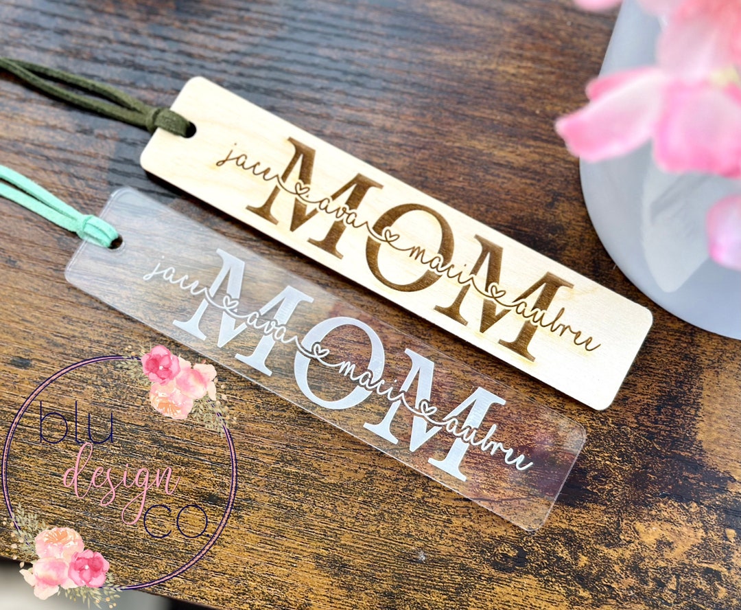 Custom Mom Bookmark - Grandma Bookmark - Personalized Book Gifts ...
