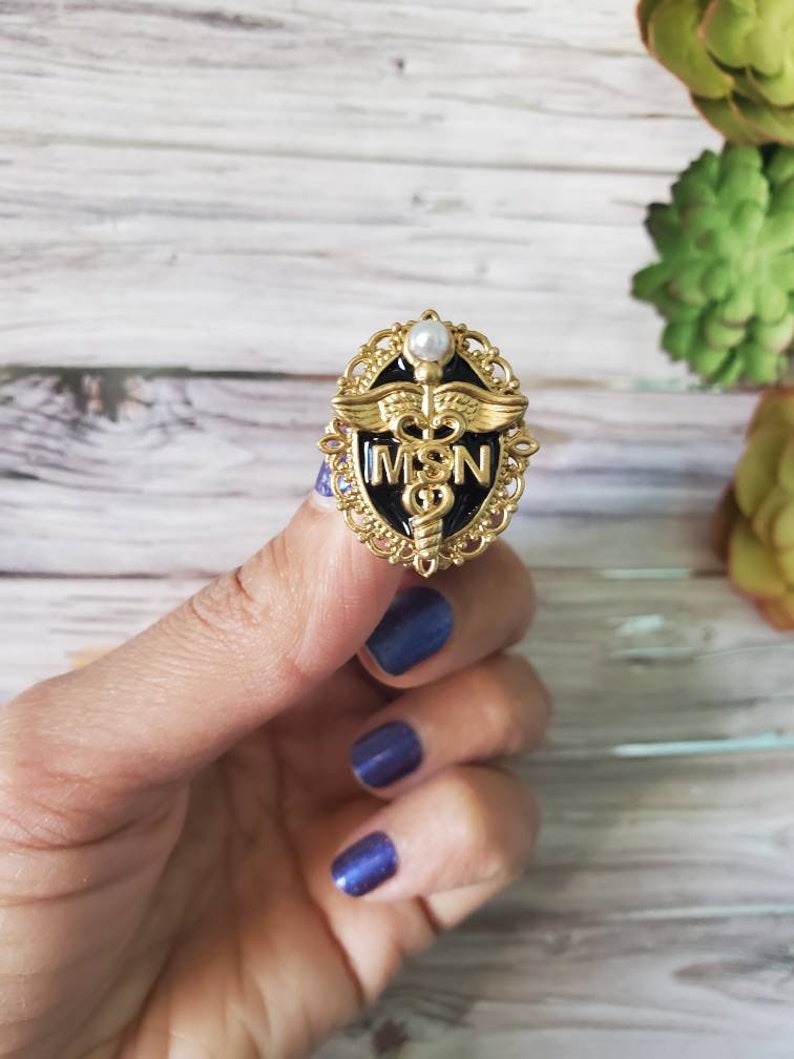 Gold Nursing Pin for the Pinning Ceremony Student Nurse - Etsy