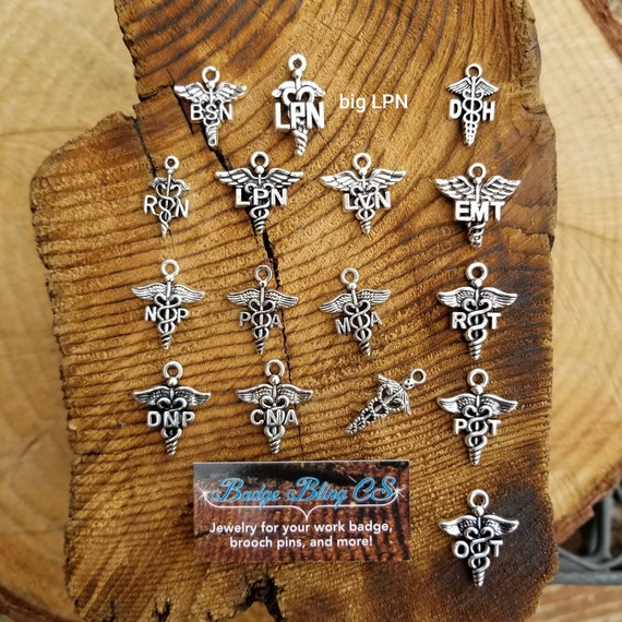 Nurse Brooch Pin Caduceus Prestige Medical Emblem Pin, BSN MSN Nurse ...