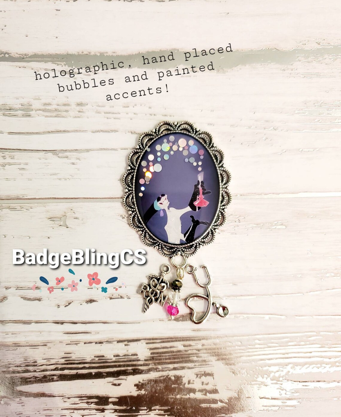 Mad Scientist Badge Reel Holder ID Clip Mlt Science Forensics - Etsy