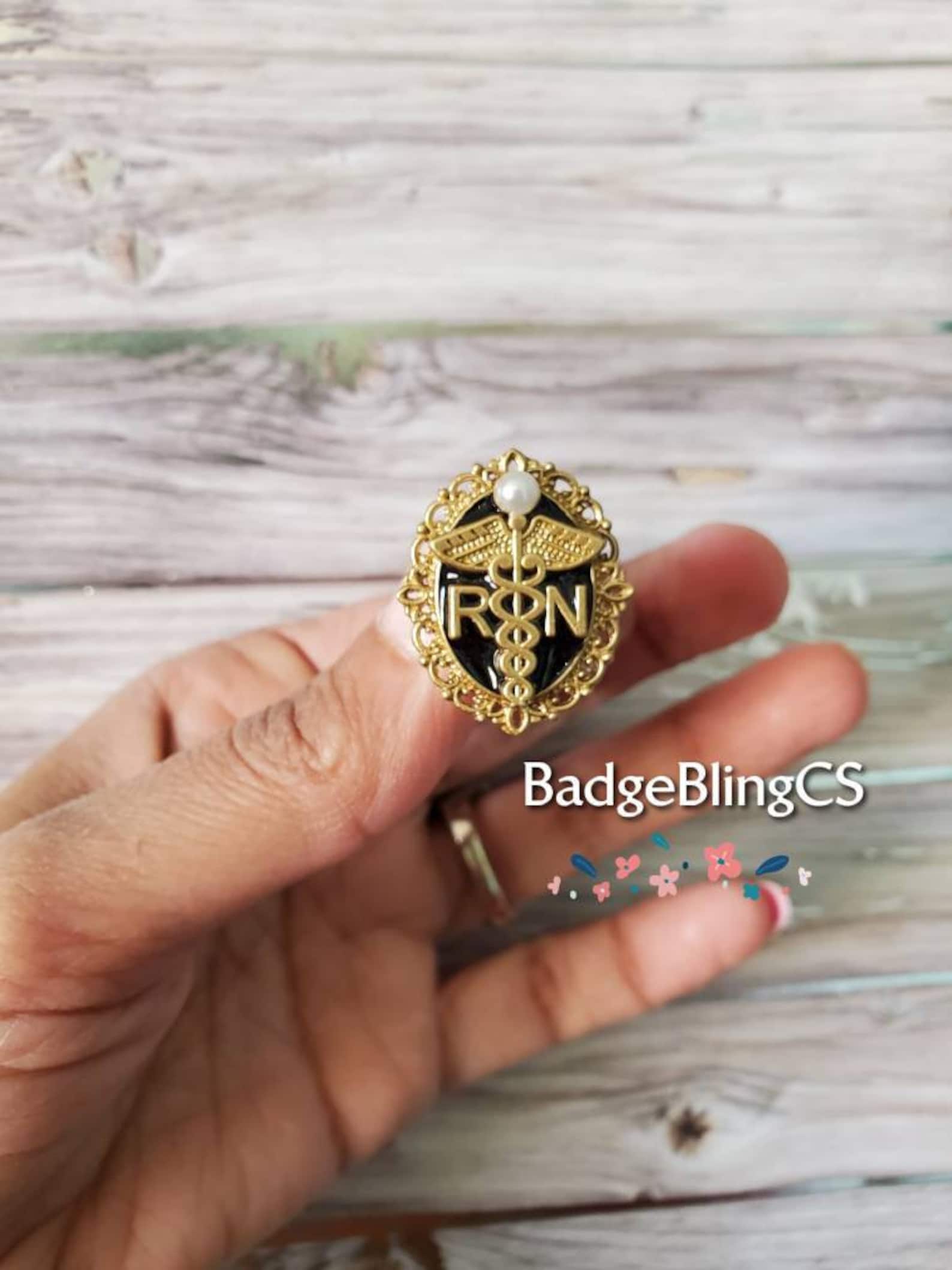 Gold Nursing Pin for the Pinning Ceremony Student Nurse | Etsy