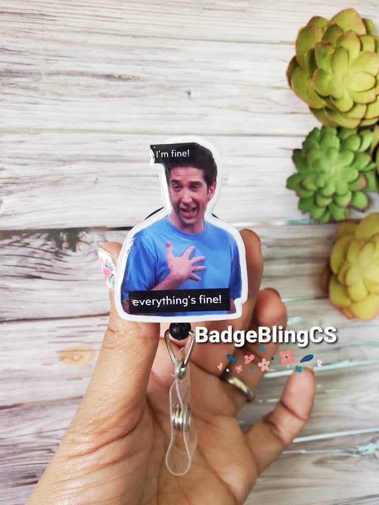 Custom Bandana Prison Mike Badge Reel Retractable Holder Clip | Etsy