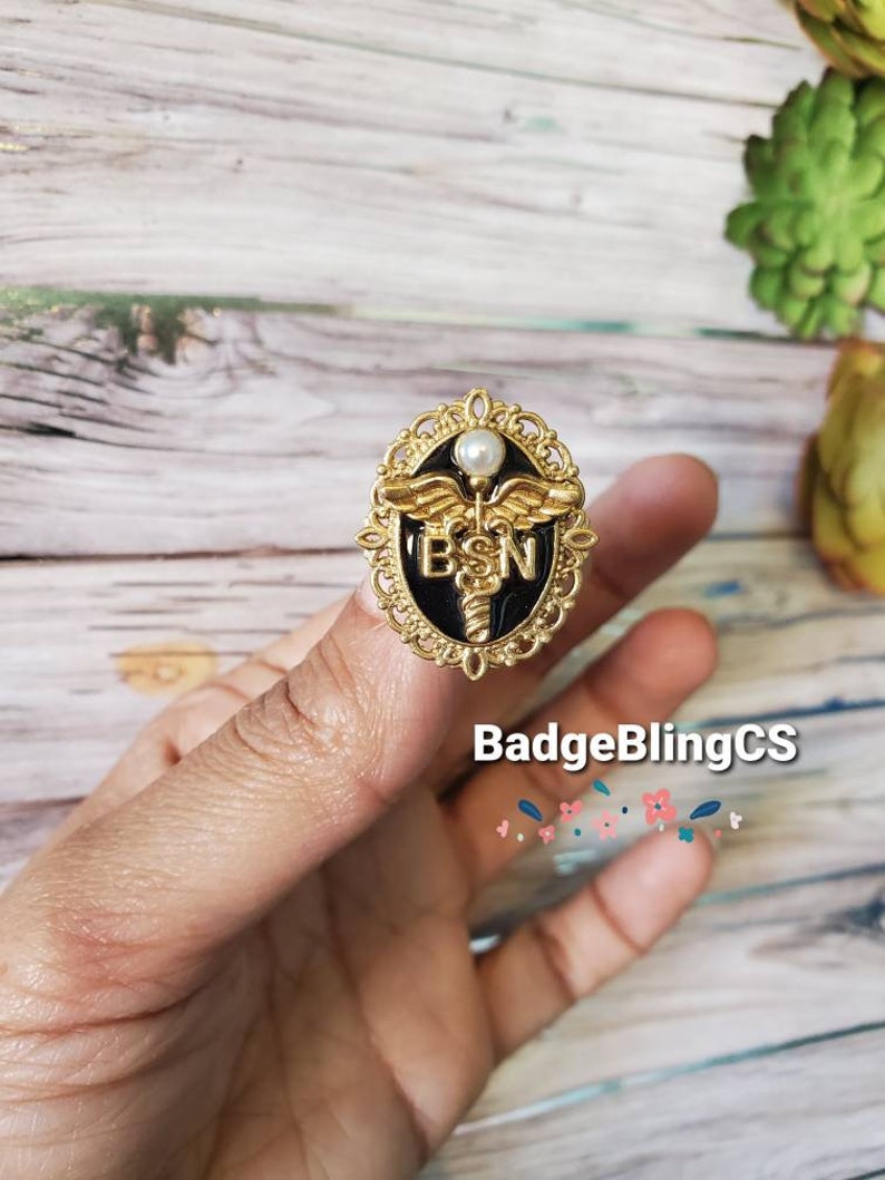 Gold Nursing Pin for the Pinning Ceremony Student Nurse | Etsy