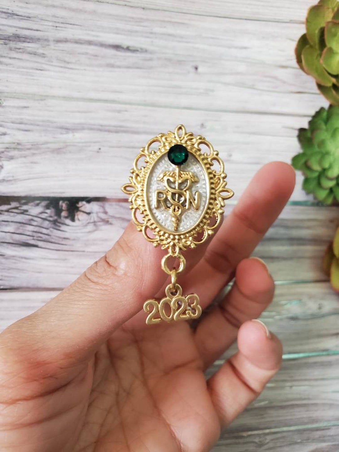 Gold Nursing Pin for the Pinning Ceremony Student Nurse Graduation ...