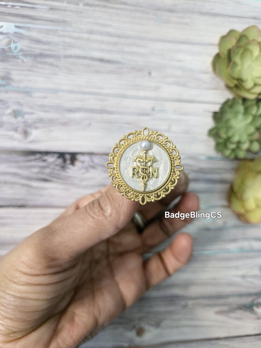 Gold Nursing Pin for the Pinning Ceremony Student Nurse Graduation ...