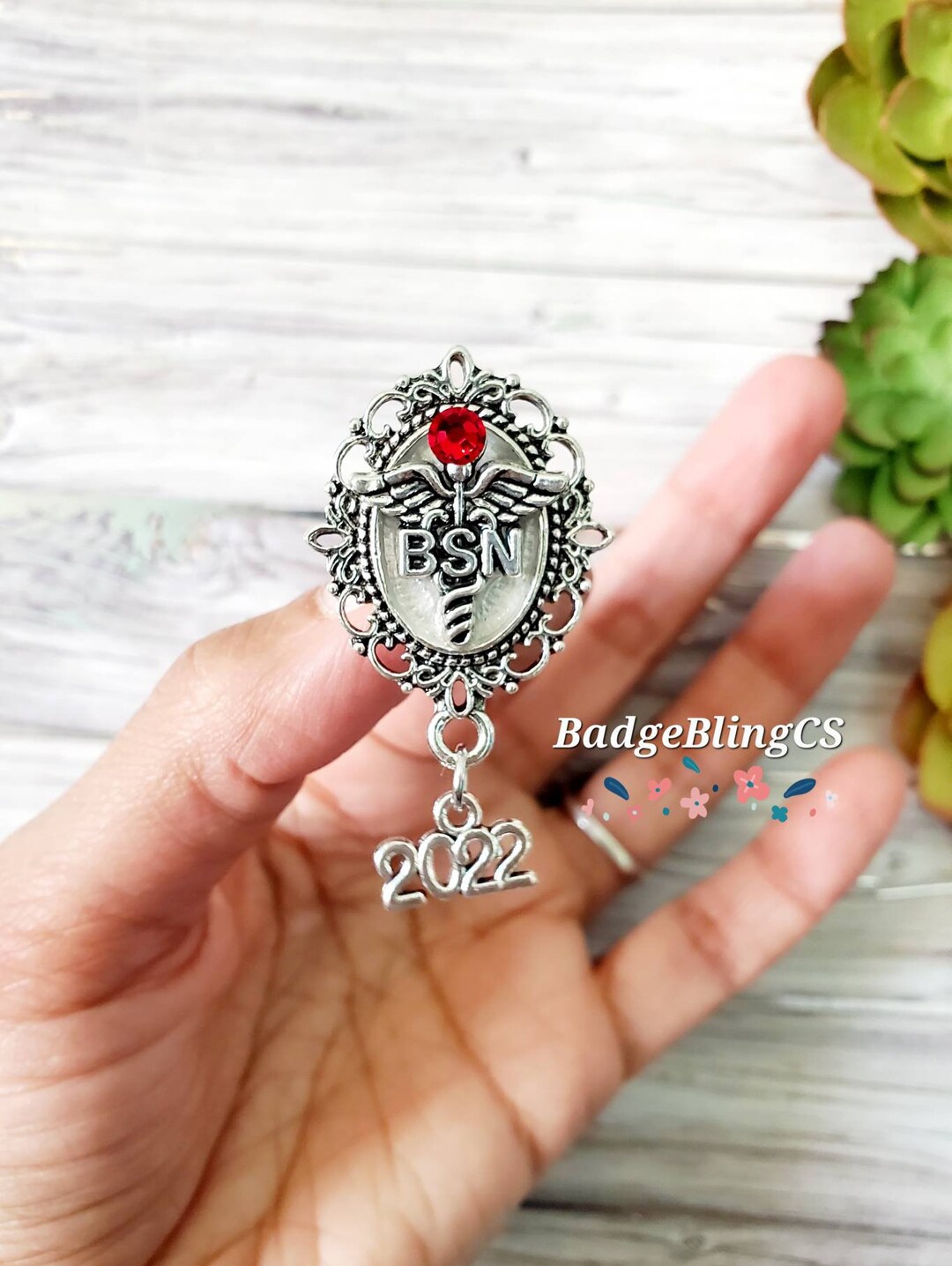 Nursing Pin Silver Simple Pinning Ceremony Pin Vintage Elegant ...