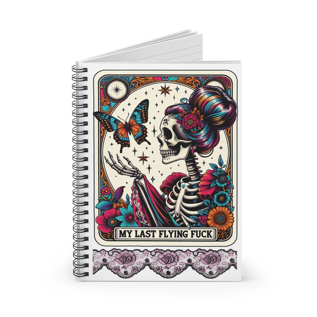 My Last Flying F Spiral Notebook Lined Journal Mental Health Notebook ...