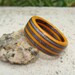 Onyx Black Orange Wood Ring - Spectraply Onyx Black Orange Wood Ring ...