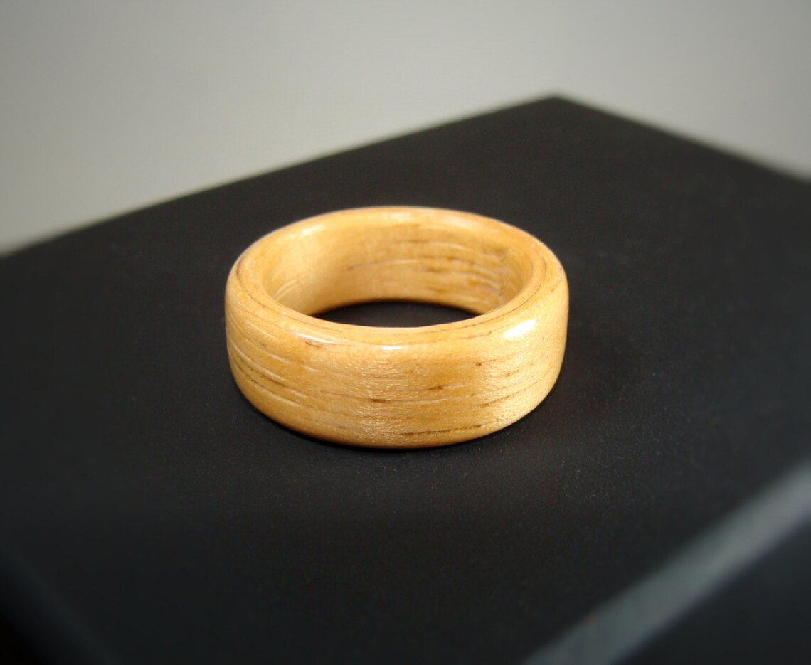 Hickory Wood Ring Hickory Bentwood Ring Hickory Ring - Etsy
