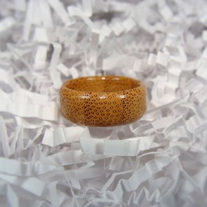 Bamboo Wood Ring ~ Solid Wood ~ Men's or Women's ~ Stunning! - Etsy