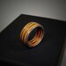 Onyx Black Orange Wood Ring - Spectraply Onyx Black Orange Wood Ring ...