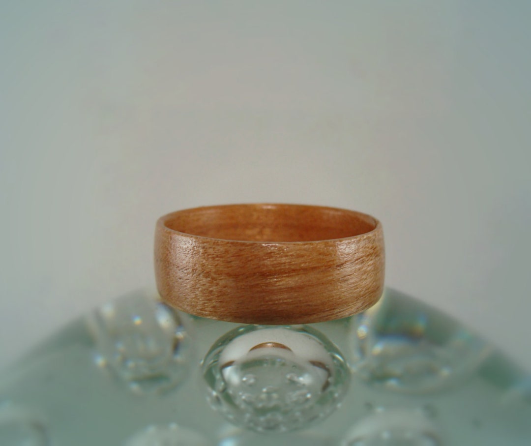 Cherry Wood Ring Cherry Bentwood Ring Cherry Ring - Etsy