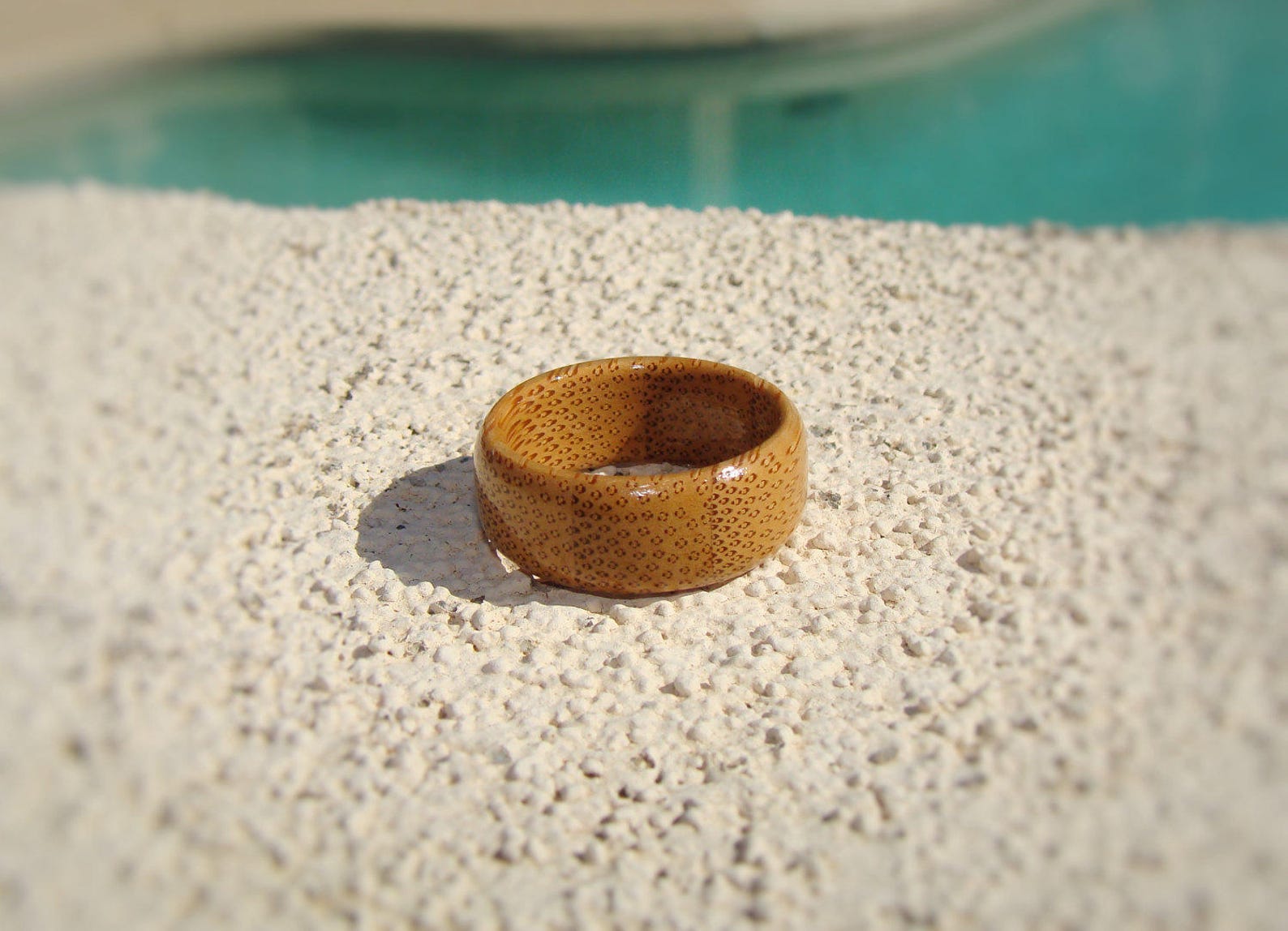 Bamboo Wood Ring ~ Solid Wood ~ Men's or Women's ~ Stunning! - Etsy