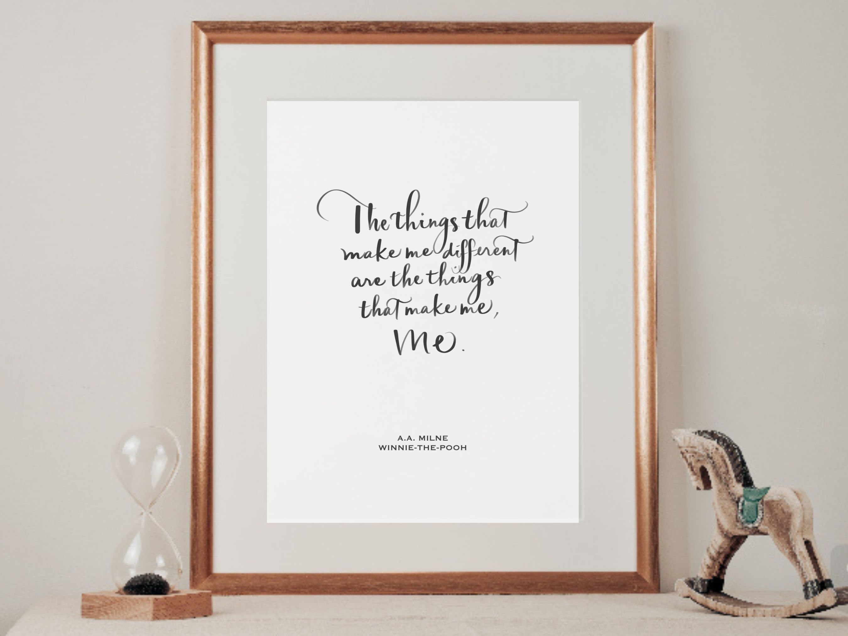 Positive Affirmation Quote Print Downloadable Digital Print Winnie the ...