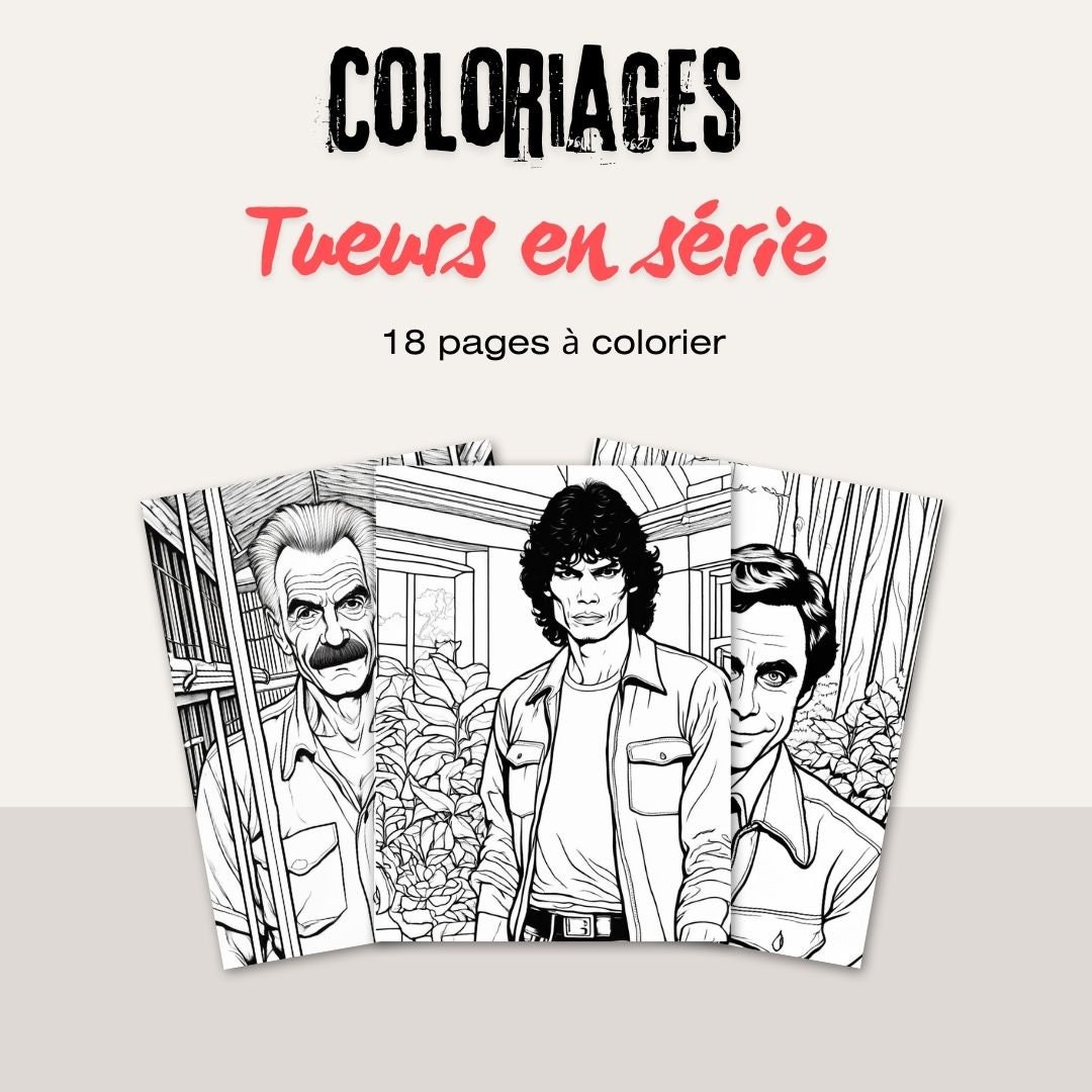 18 Adult Coloring Pages + 1 Bonus - Printable PDF Download - Etsy
