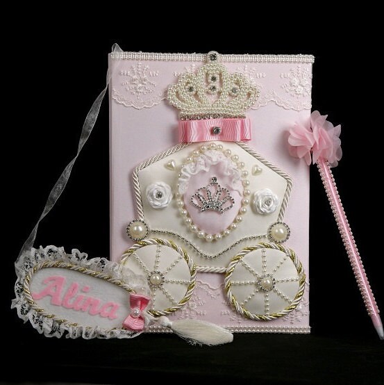 Princess Baby Shower, Baby Shower Guest Book, Baby Diary, Baby Girl ...