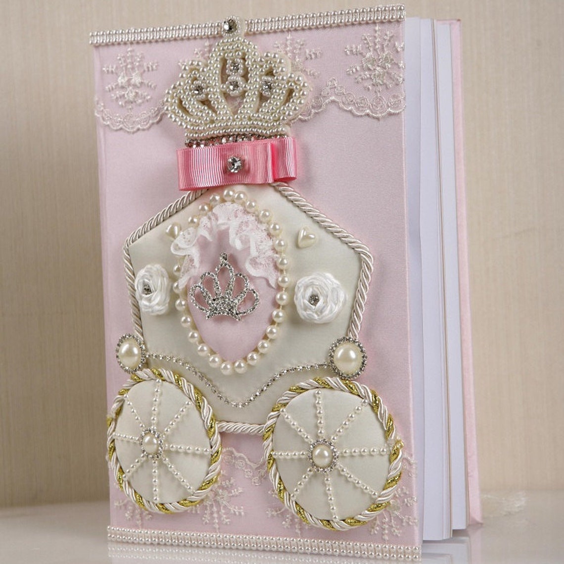 Princess Baby Shower, Baby Shower Guest Book, Baby Diary, Baby Girl ...