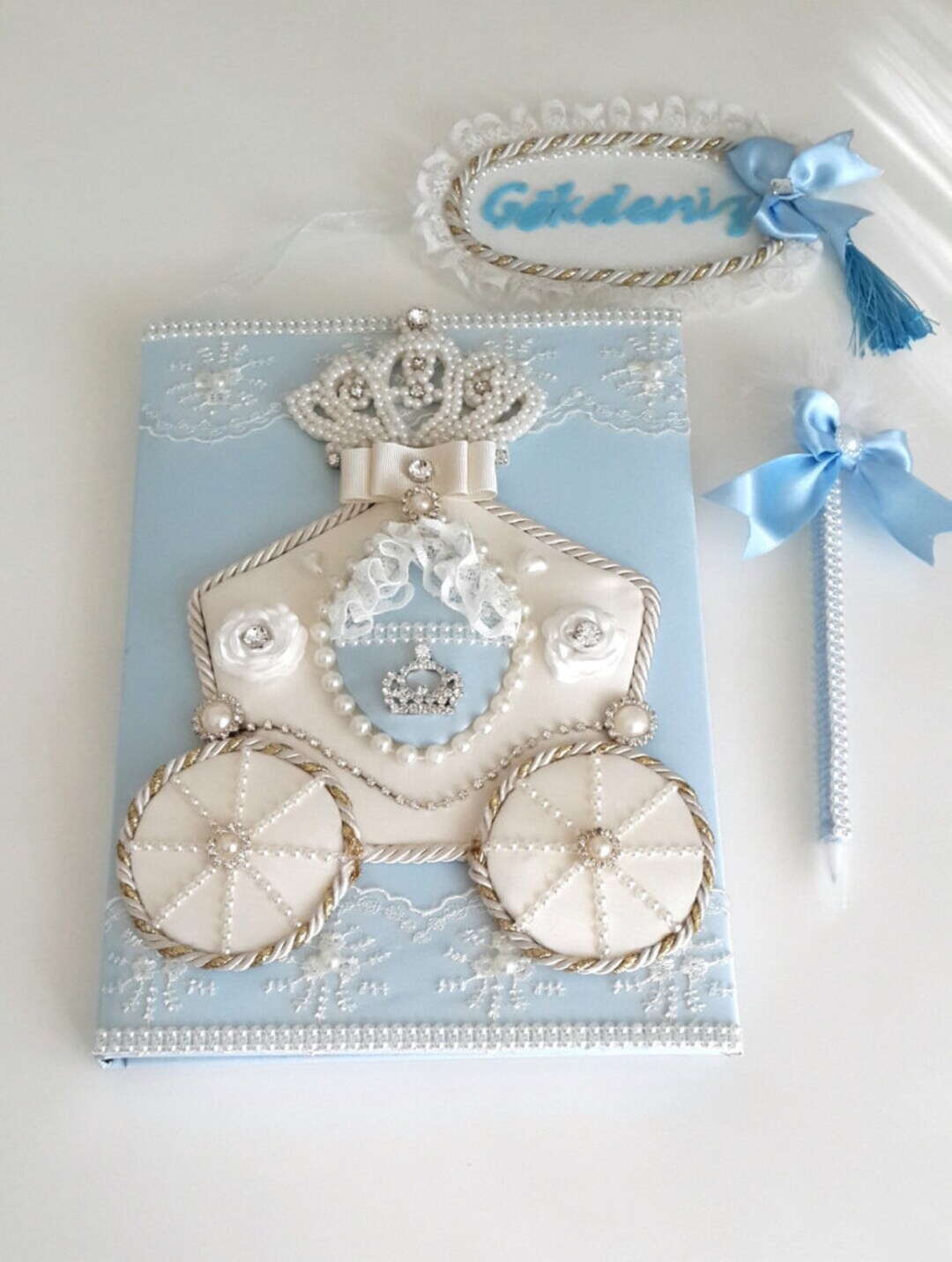 Baby Memory Book, Baby Diary, Personalized Baby Boy Gift, Maternity ...