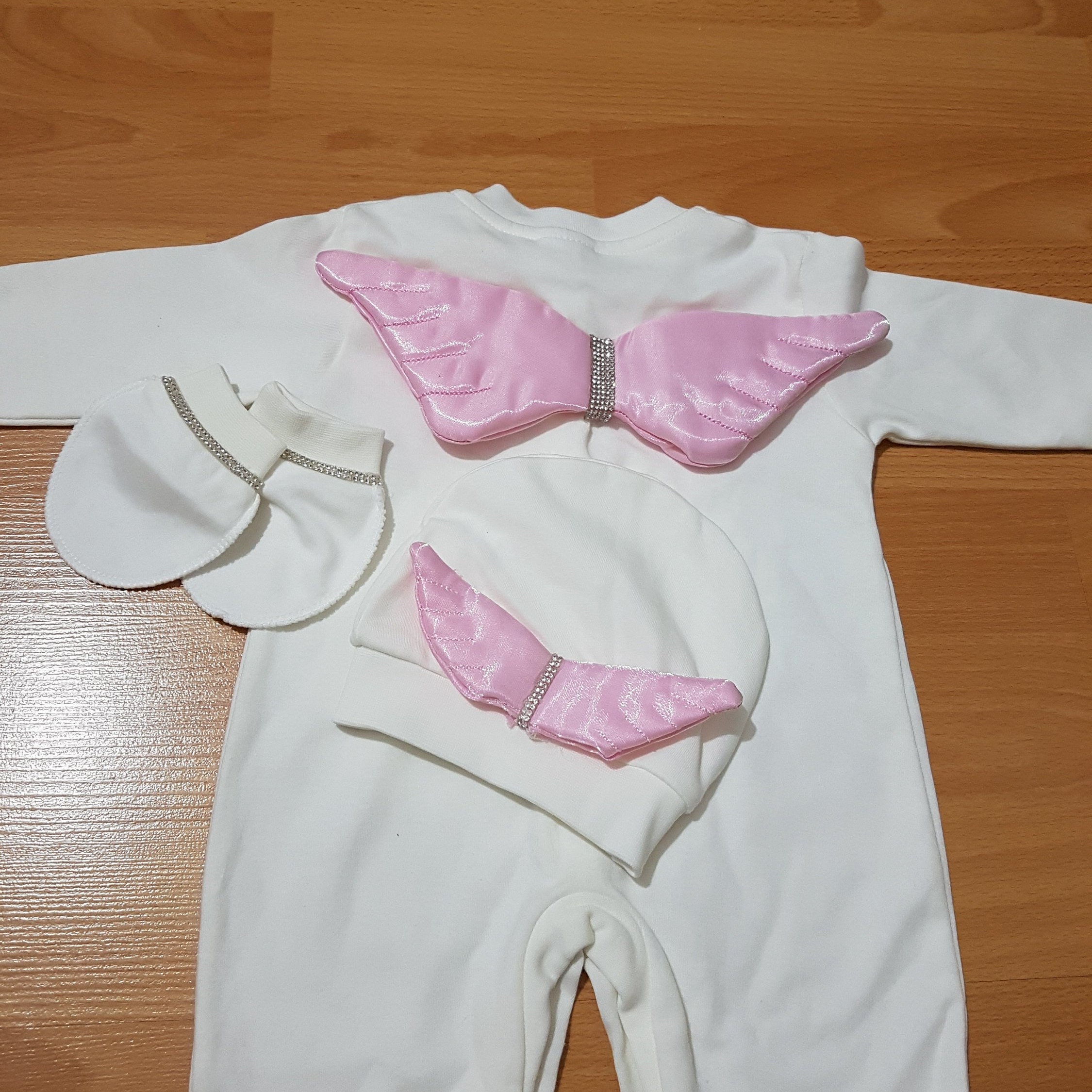 Newborn Angel Wings Outfit Baby Girl Coming Home Outfit Baby | Etsy