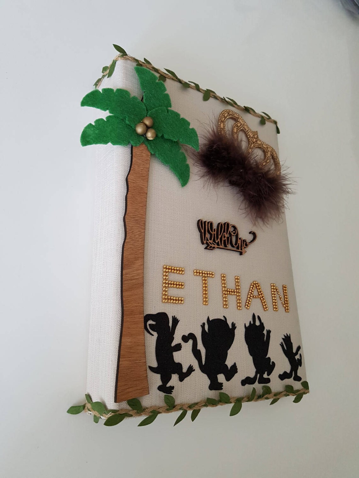 Wild One Theme Photo Album First Birthday Party Where The | Etsy
